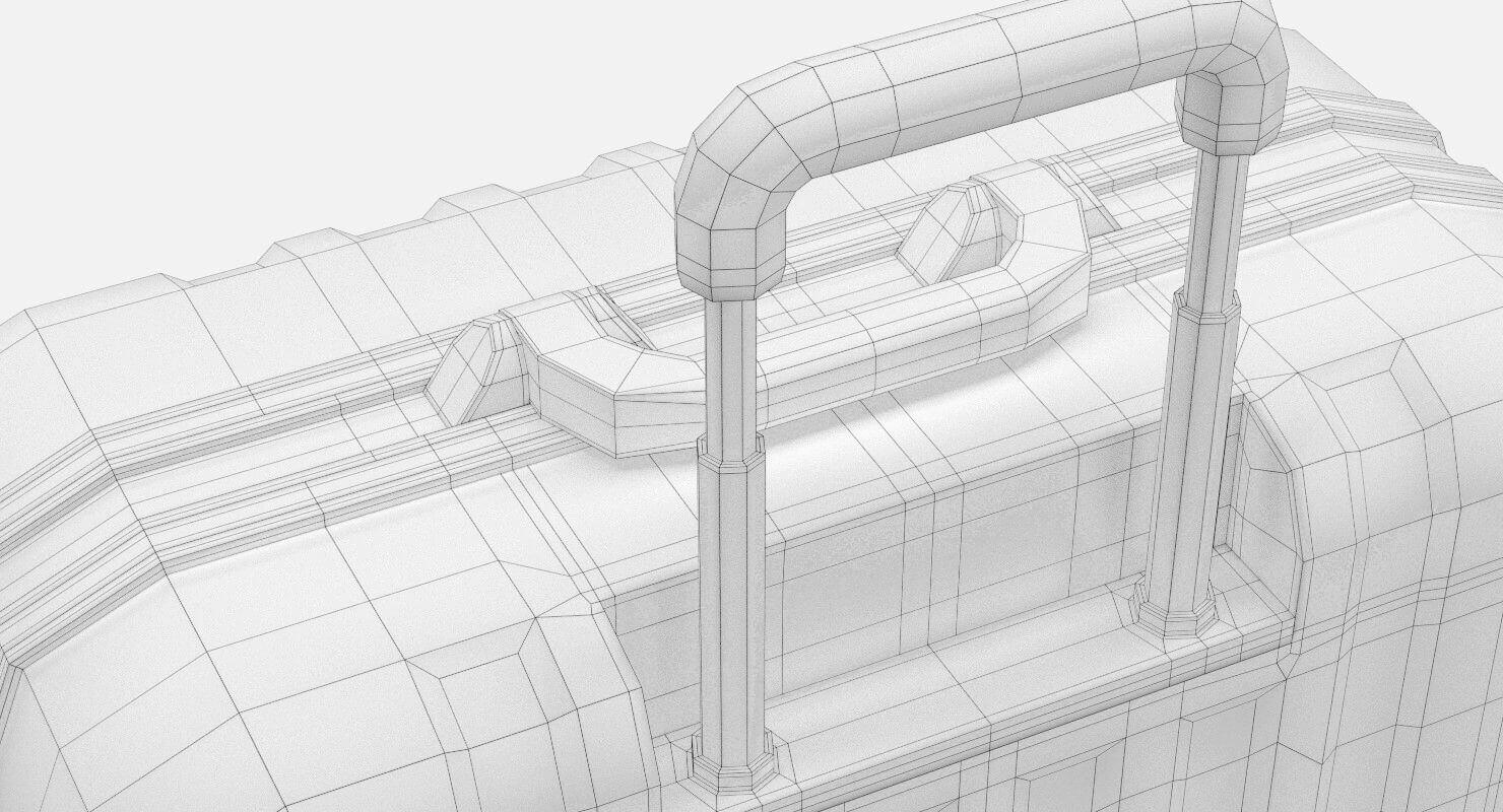 Rolling Suitcase - 3D Model by weeray