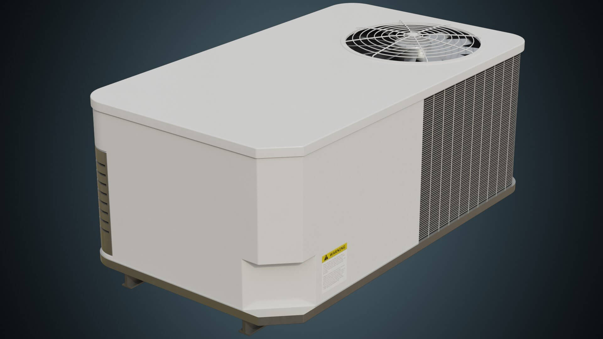 Rooftop AC Unit 3A - 3D Model by weeray