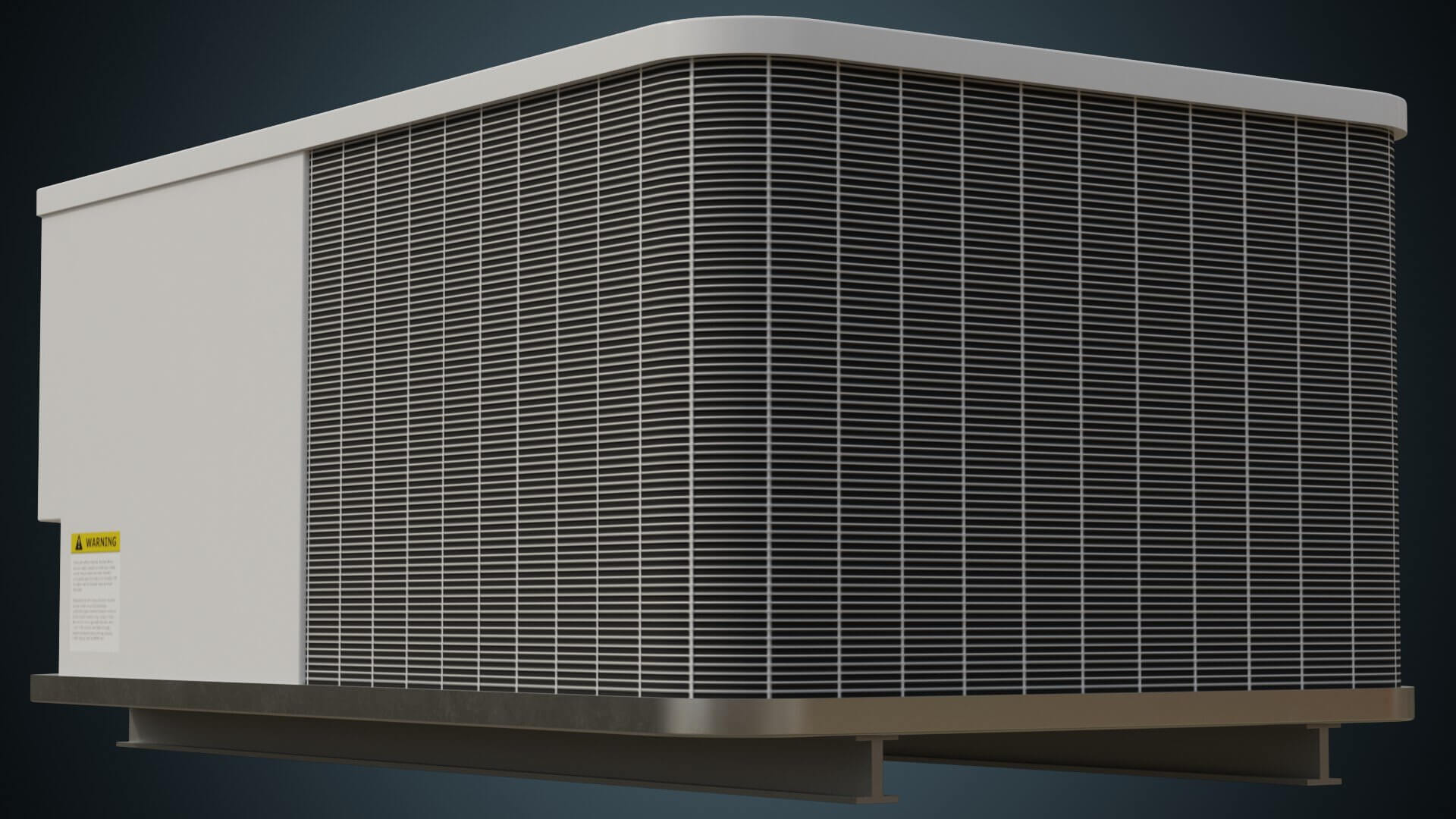 Rooftop AC Unit 3A - 3D Model by weeray