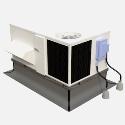 Rooftop AC Unit 6 Basic - 3D Model by weeray