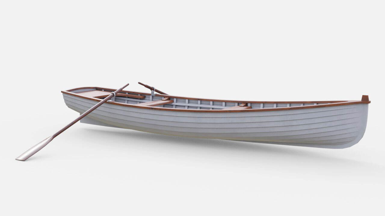 Rowboat - 3D Model by weeray