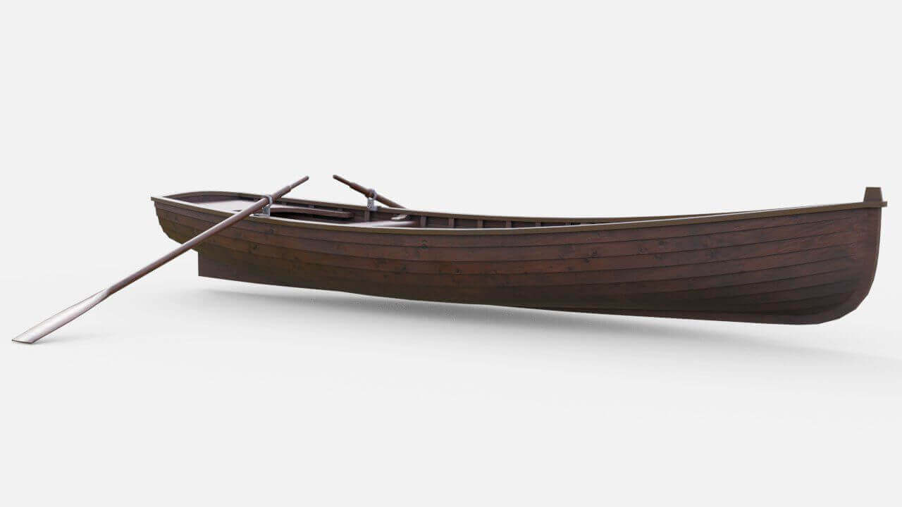 Rowboat - 3D Model by weeray