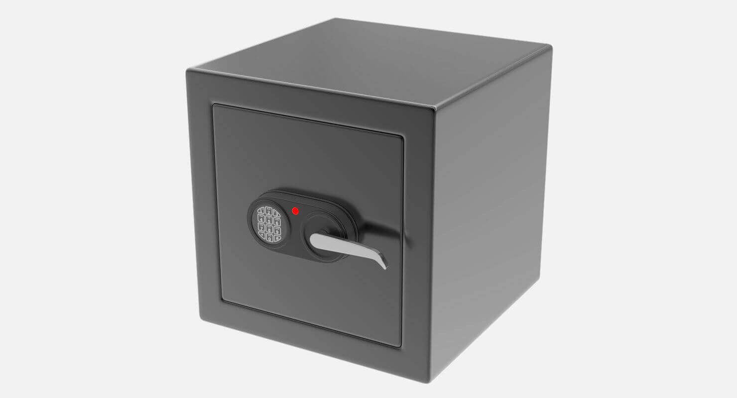 Small Digital Safe - 3D Model by weeray