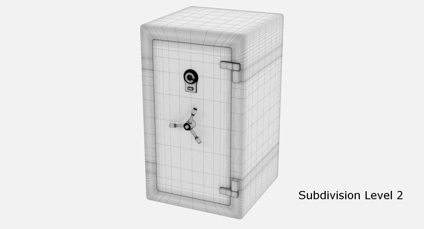 Large Safe - 3D Model by weeray
