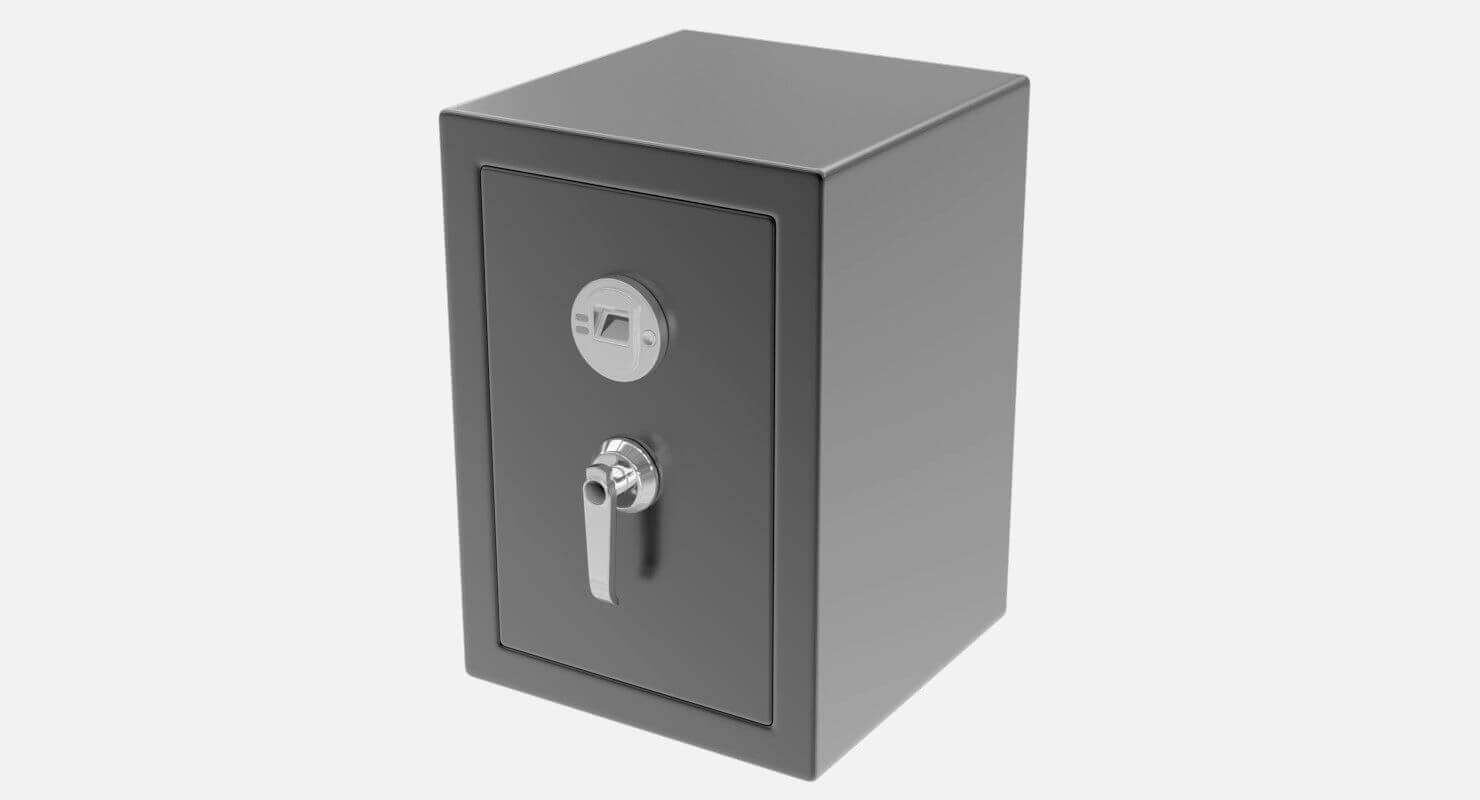 Large Digital Safe - 3D Model by weeray