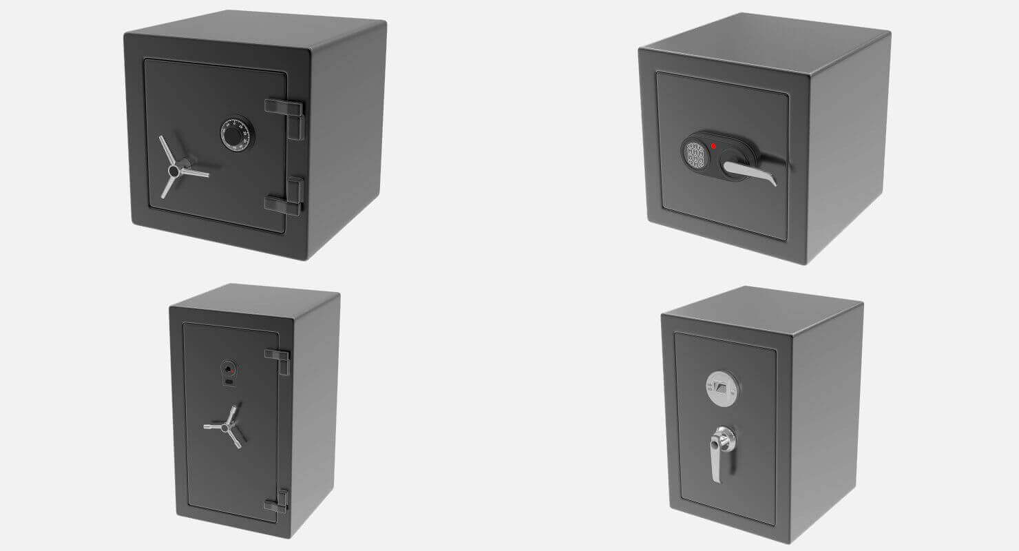 Safes Collection - 3D Model by weeray