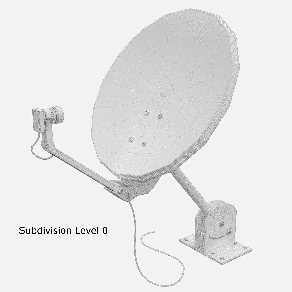 Satellite Dish - 3D Model by weeray