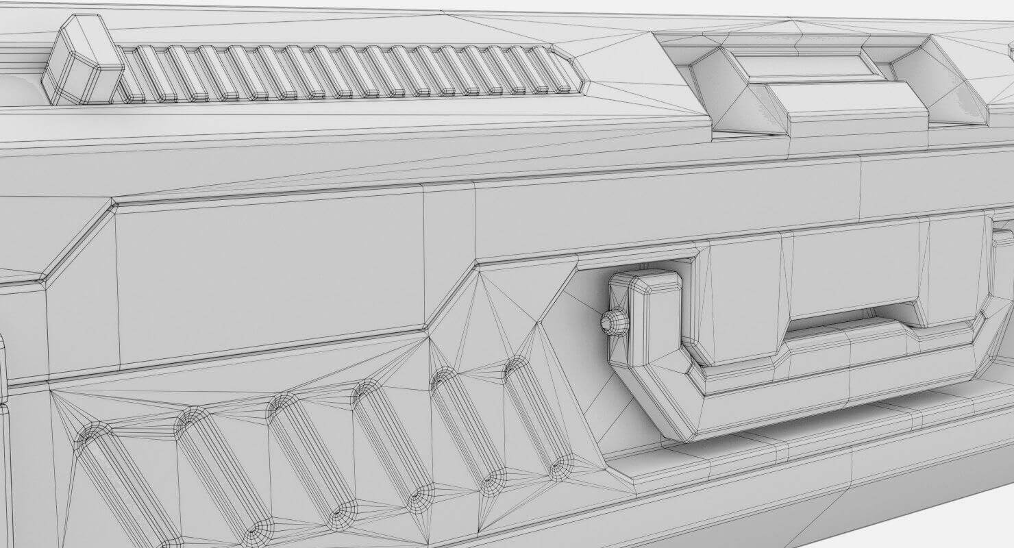 Sci-Fi Crate 3D Model by weeray