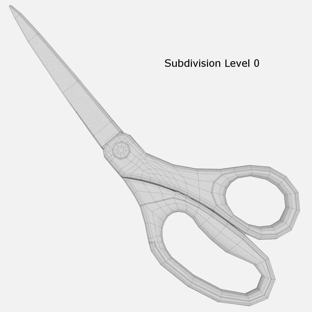 Scissors - 3D Model by weeray