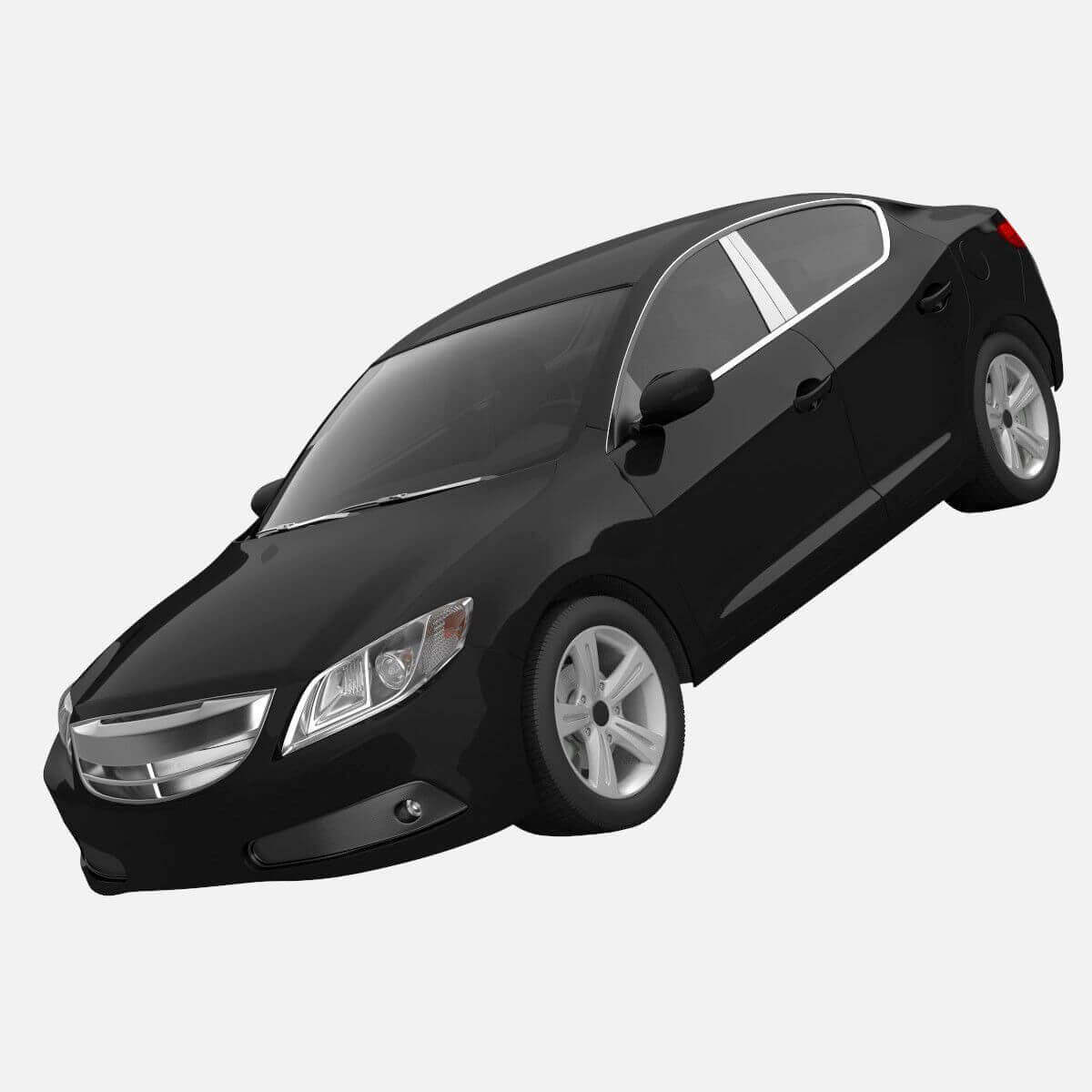 Sedan - 3D Model by weeray