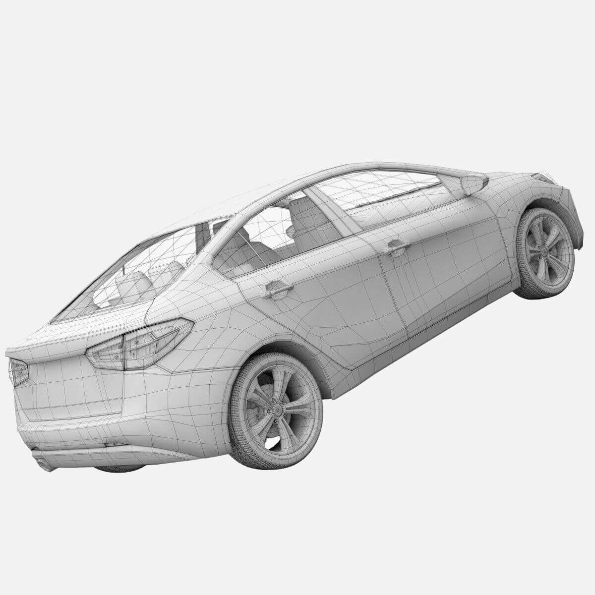 Sedan - 3D Model by weeray