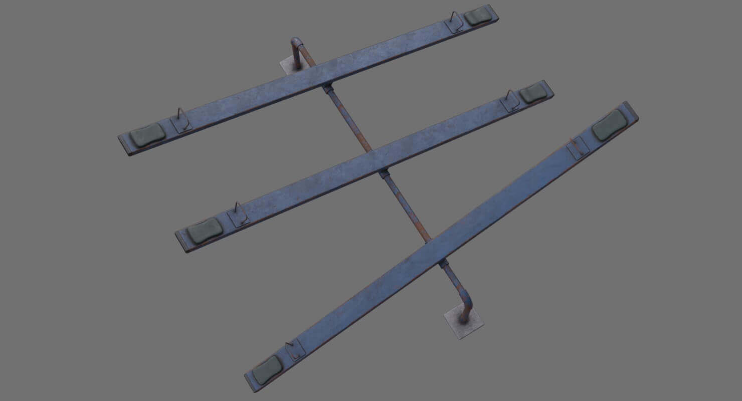 Seesaw (rusty) - 3D Model by weeray