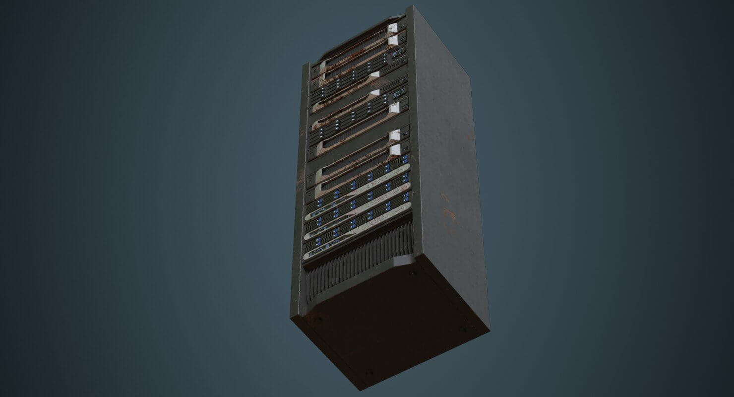 Server 2B - 3D Model by weeray