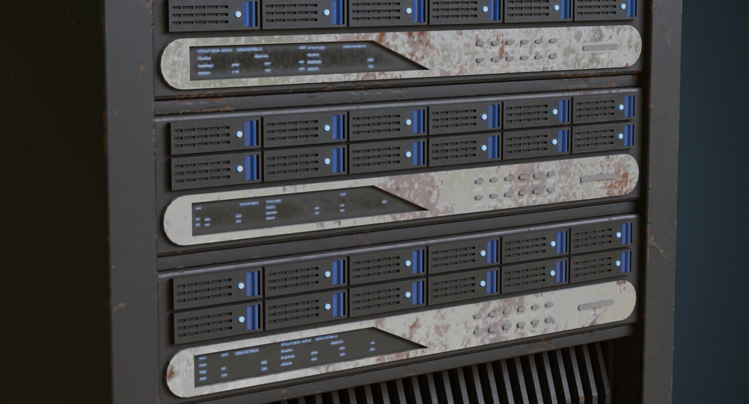 Server 2B - 3D Model by weeray