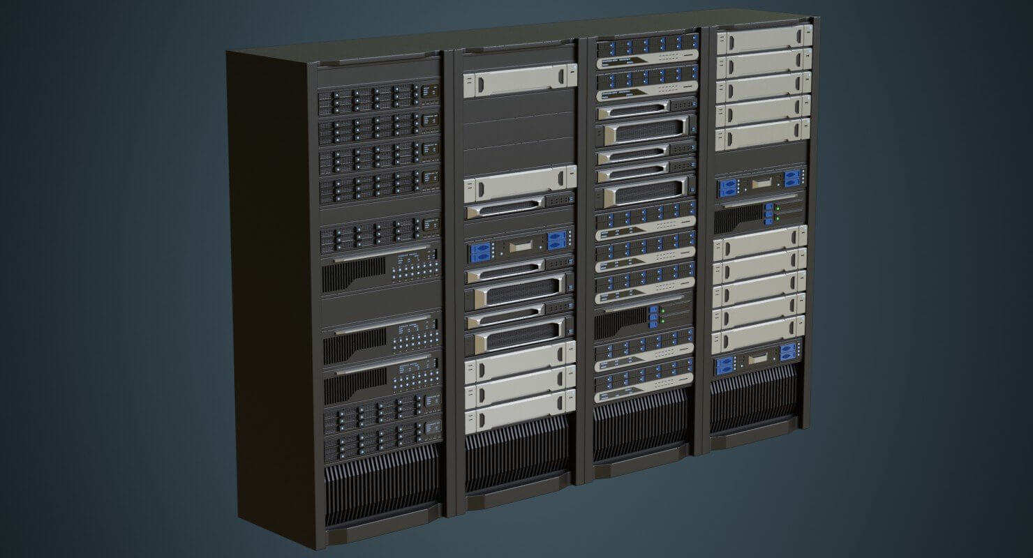 Server 3A - 3D Model by weeray