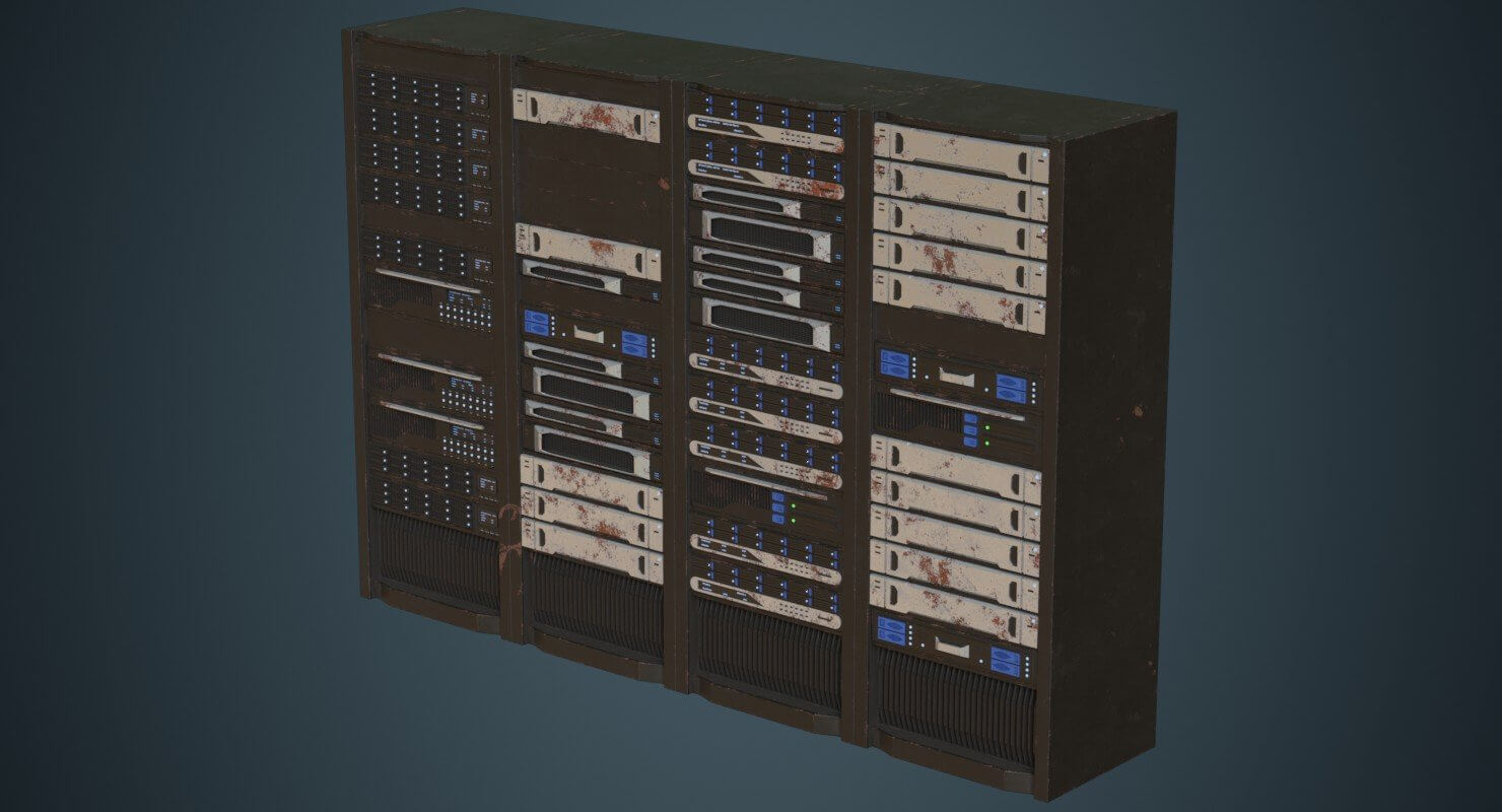 Server 3B - 3D Model by weeray