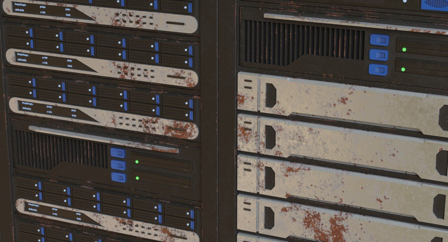 Server 3B - 3D Model by weeray