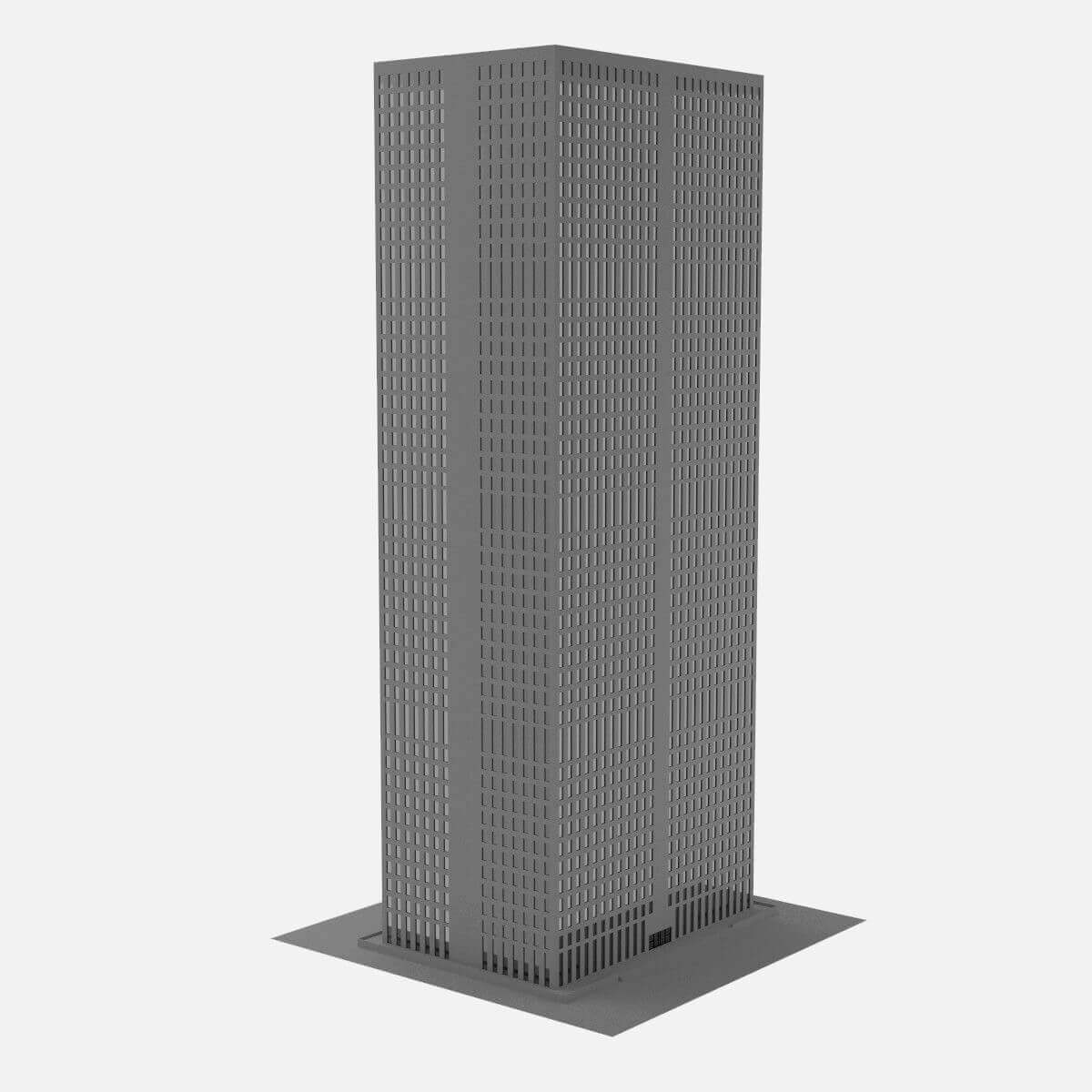 Skyscraper - 3D Model by weeray