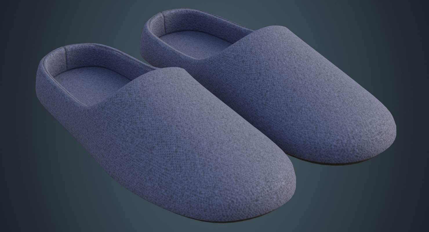 Slipper 1A - 3D Model by weeray