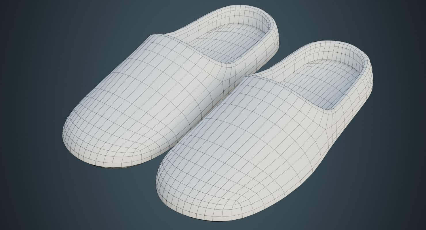 Slipper 1A - 3D Model by weeray