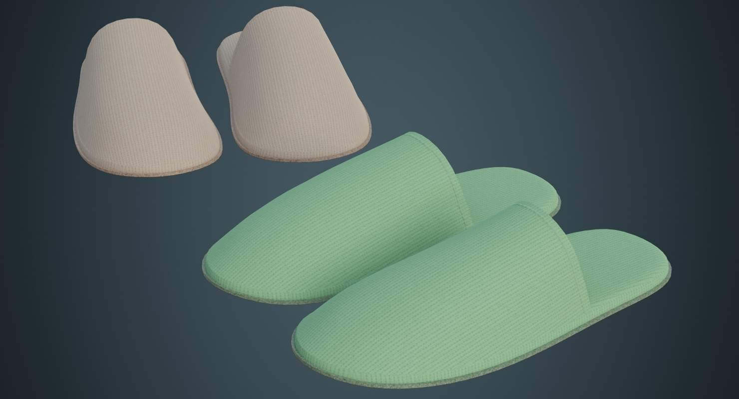 Slipper 2A - 3D Model by weeray