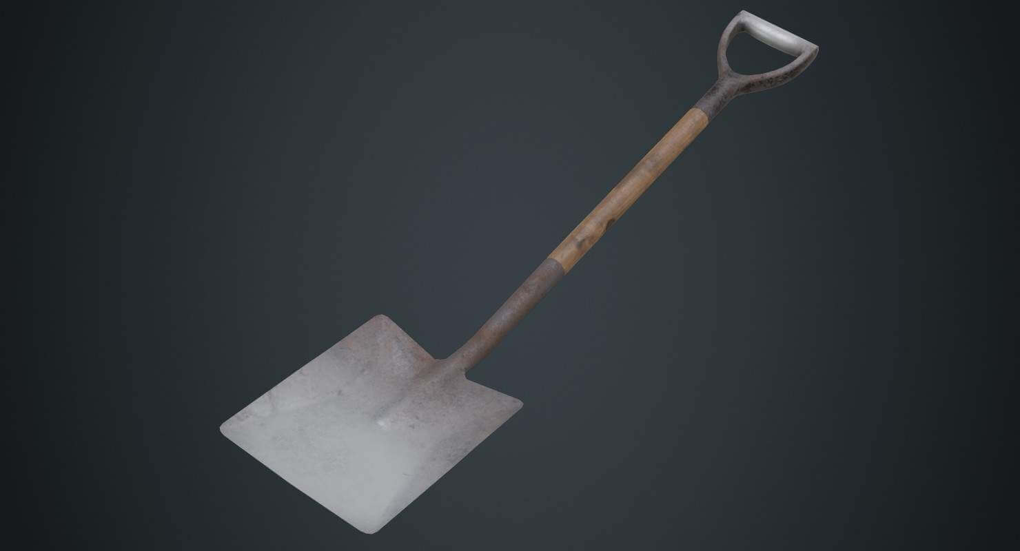 Spade (old) - 3D Model by weeray