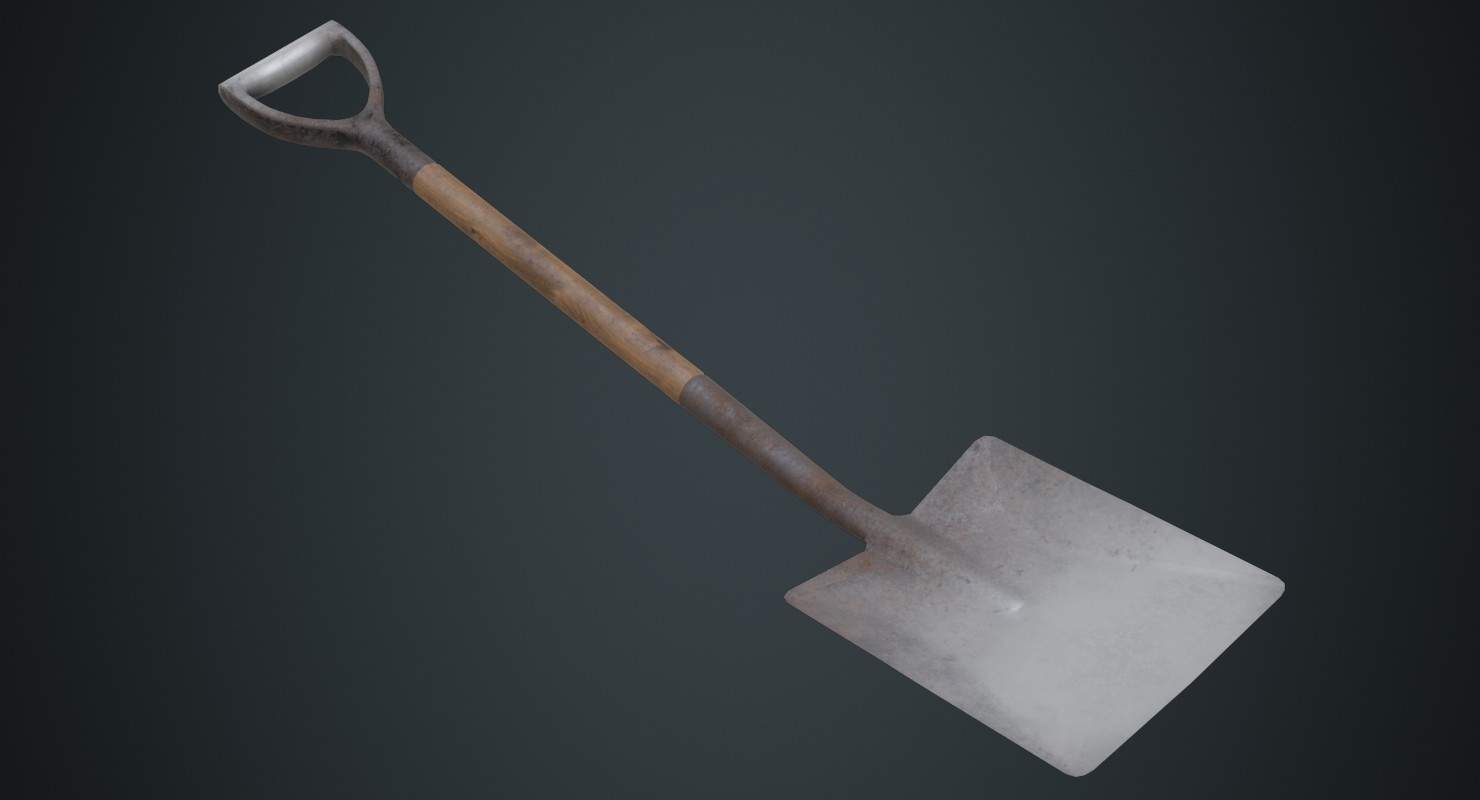 Spade (old) - 3D Model by weeray