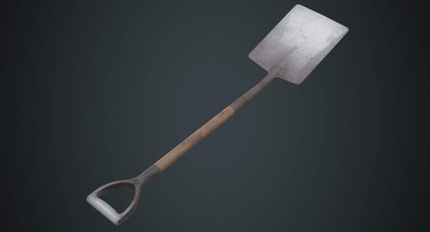 Spade (old) - 3D Model by weeray