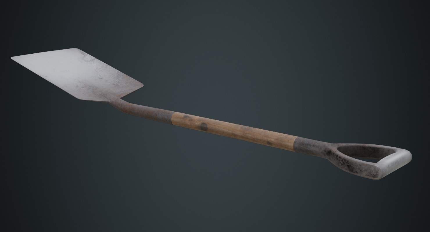 Spade (old) - 3D Model by weeray