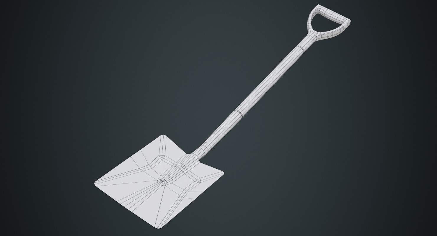 Spade (old) - 3D Model by weeray