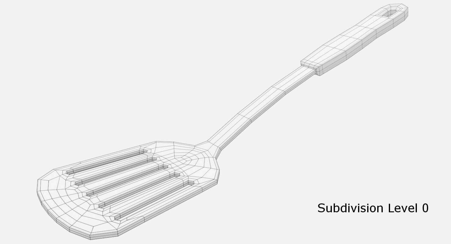 Spatula - 3D Model by weeray