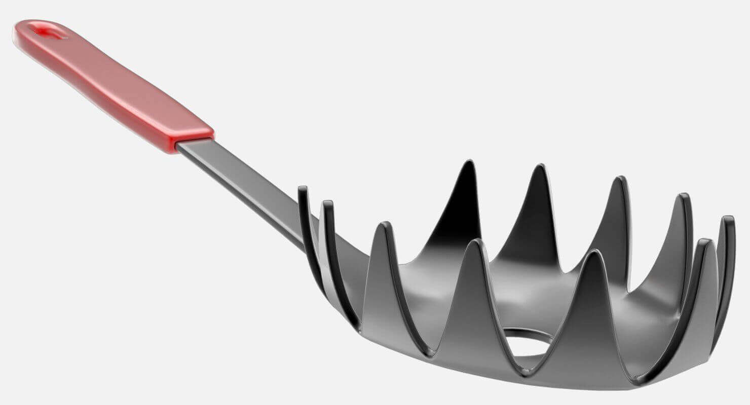 Spaghetti Spoon - 3D Model by weeray