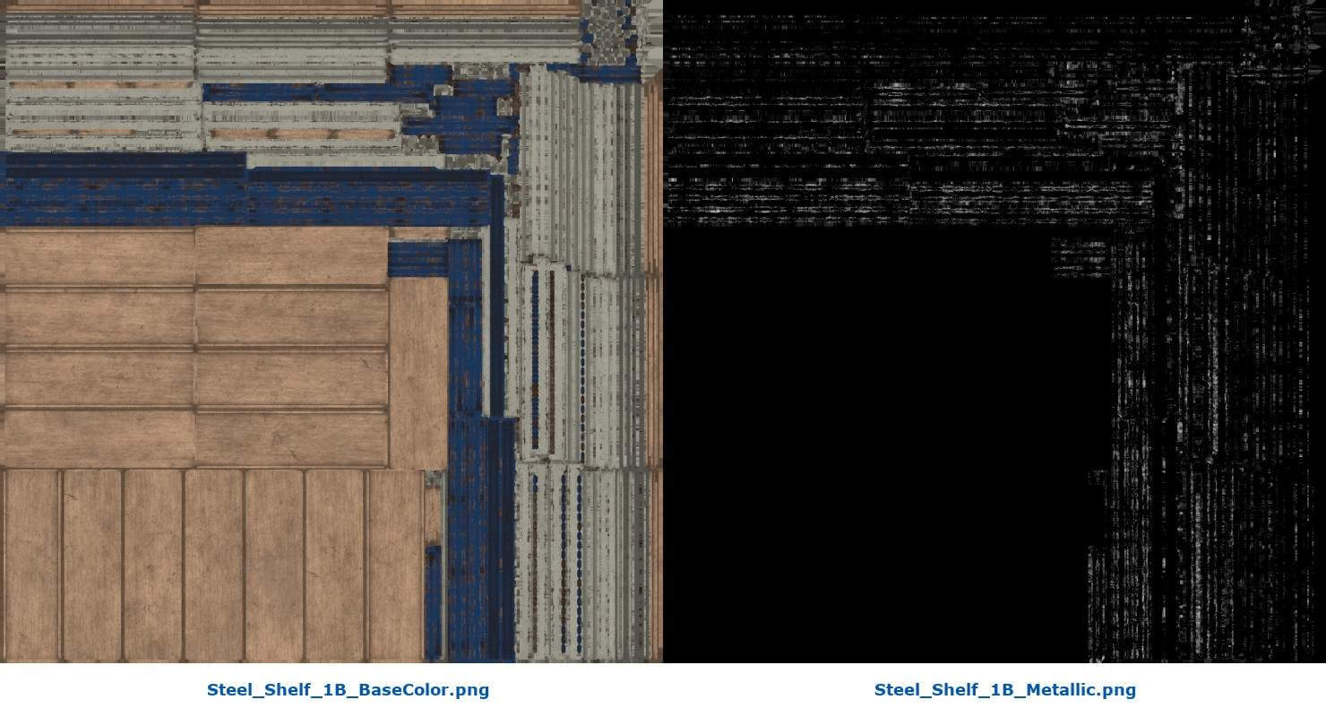 Steel Shelf 1B - 3D Model by weeray