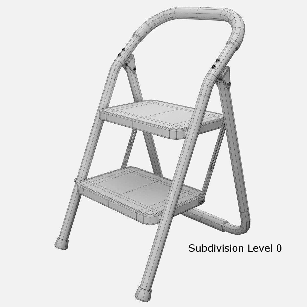 Step Ladder - 3D Model by weeray