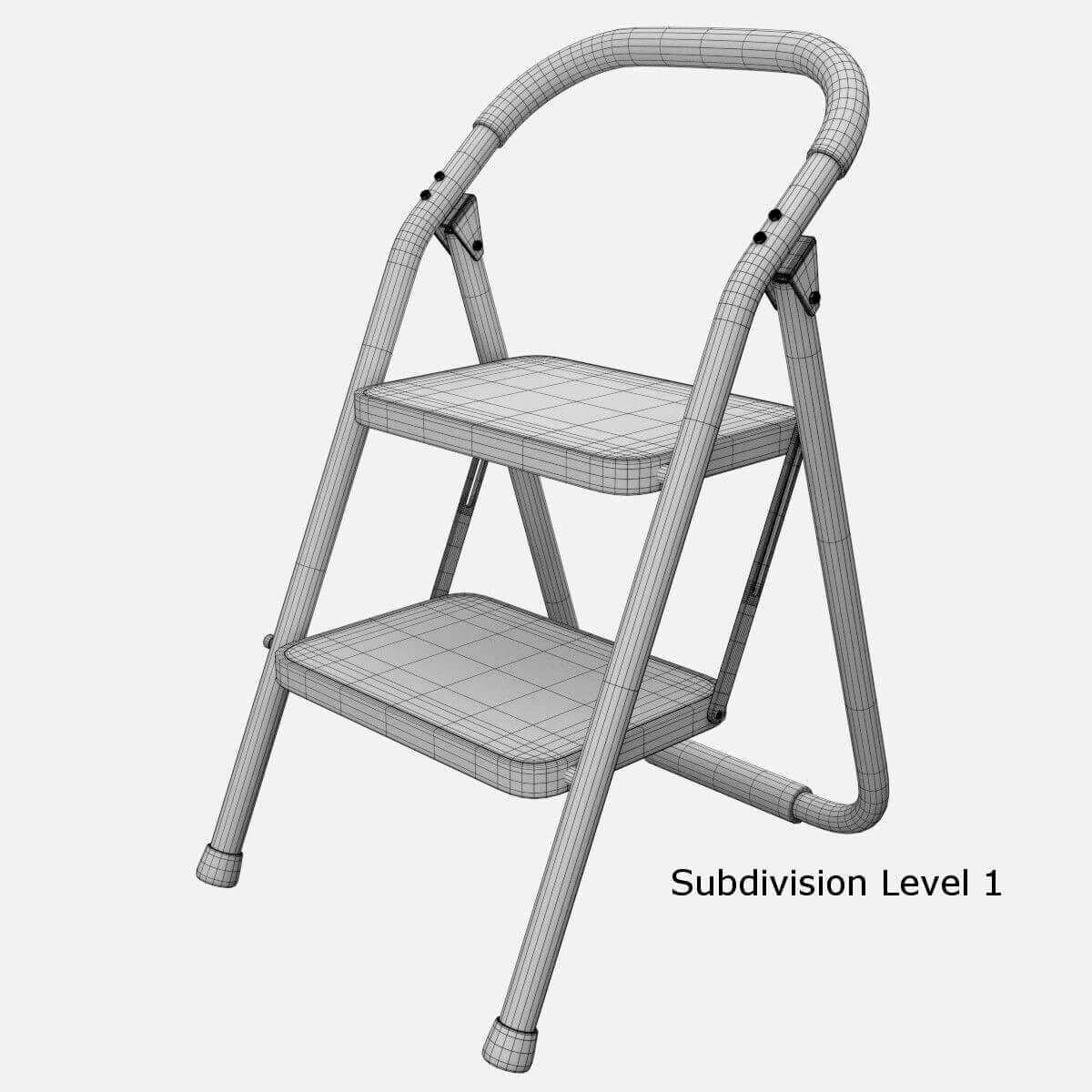 Step Ladder - 3D Model by weeray
