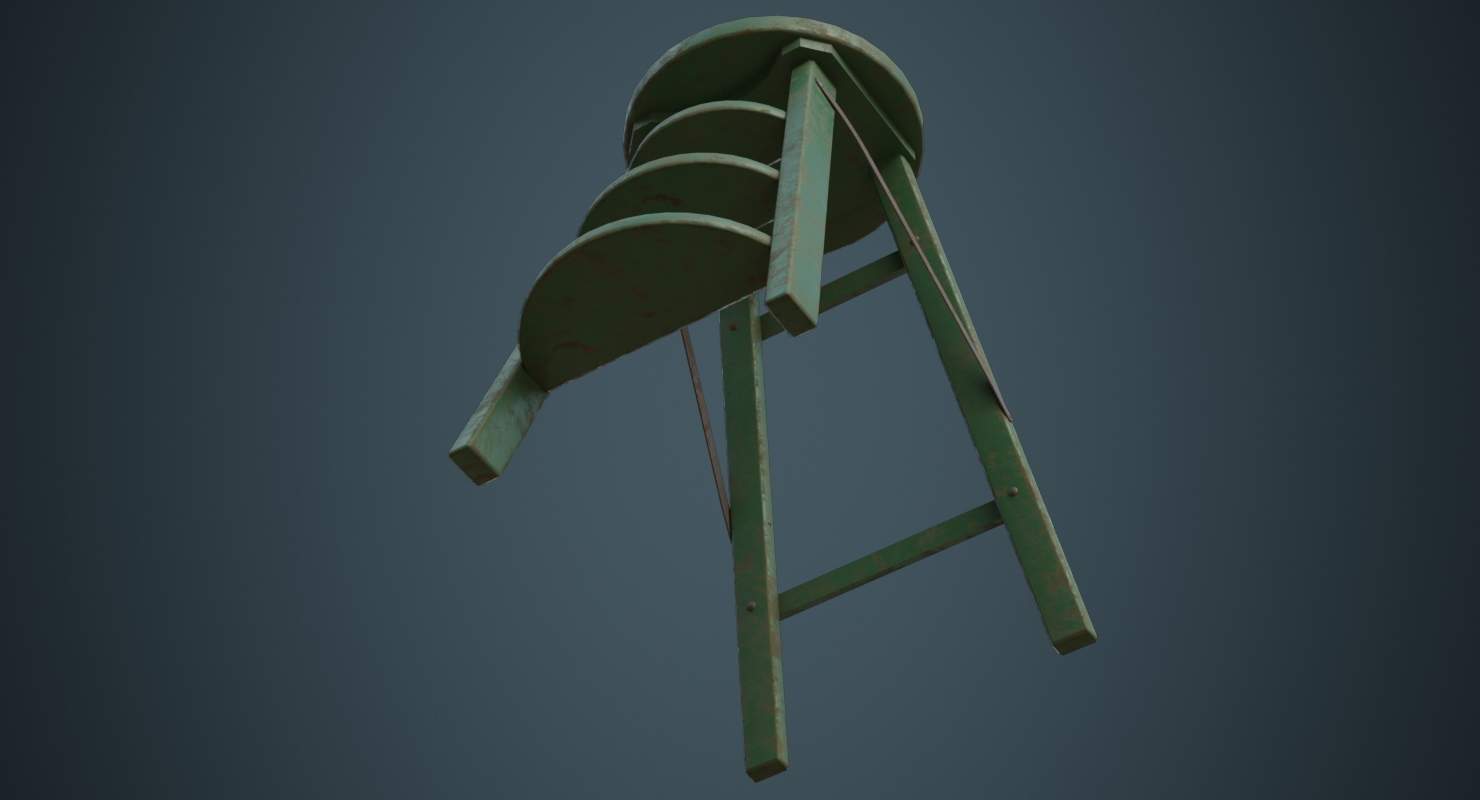 Step Ladder 2C - 3D Model by weeray