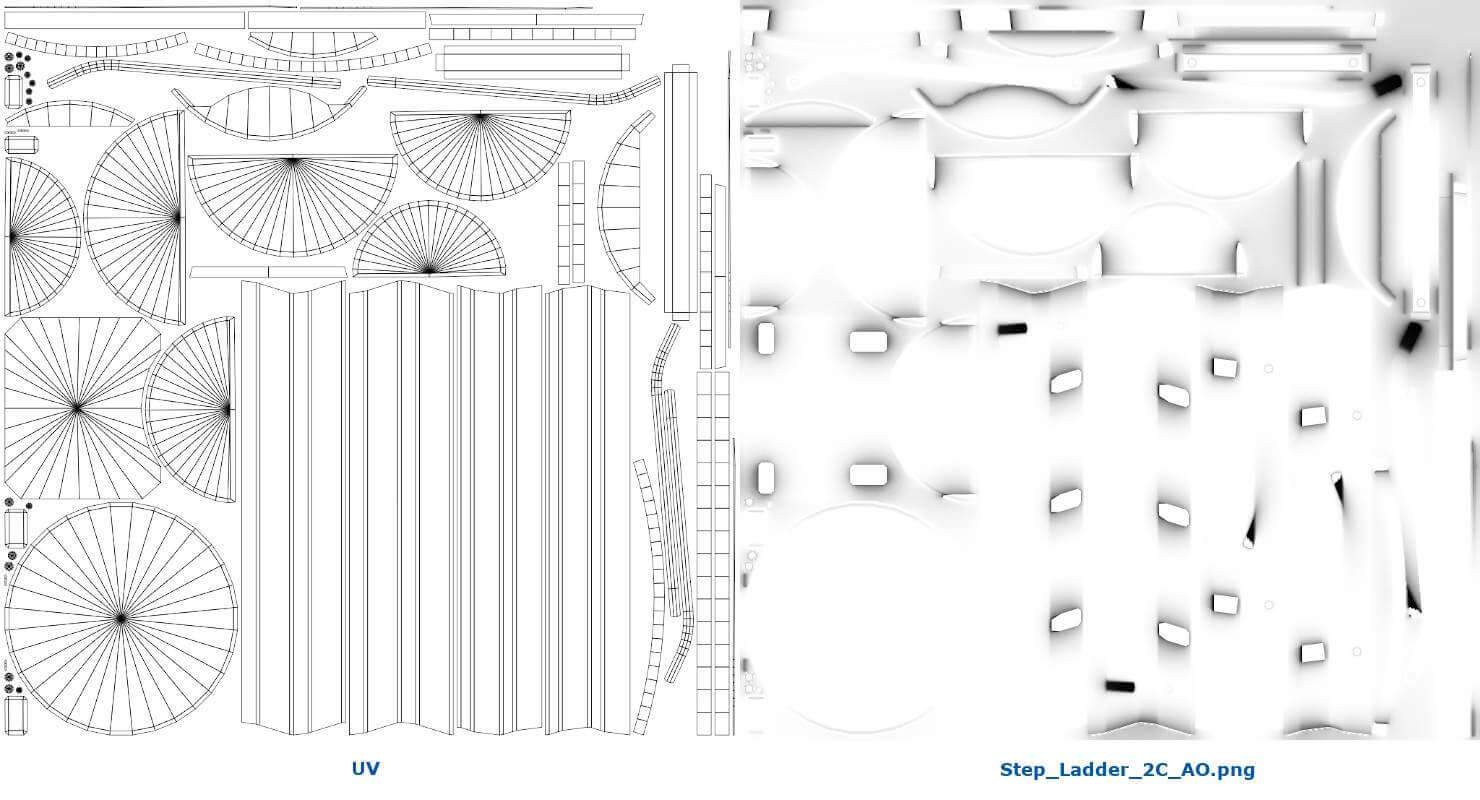 Step Ladder 2C - 3D Model by weeray