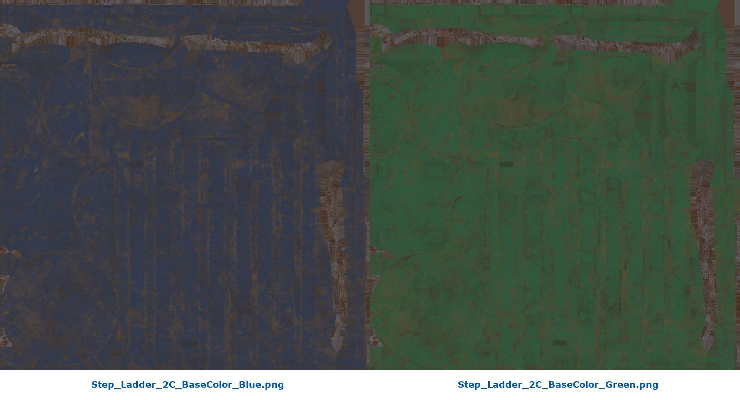 Step Ladder 2C - 3D Model by weeray