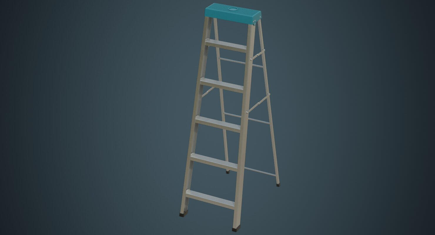 Step Ladder 5A - 3D Model by weeray