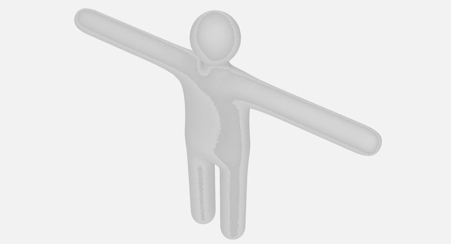 Stickman - 3D Model by weeray