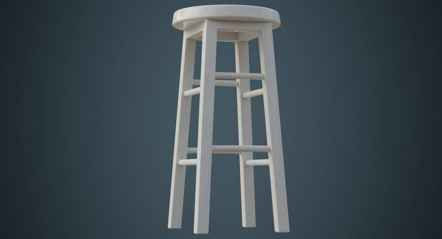 Stool 2C - 3D Model by weeray