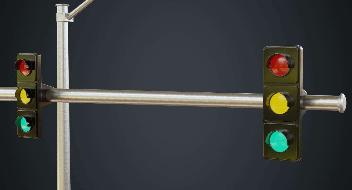 Stop Light 1B - 3D Model by weeray