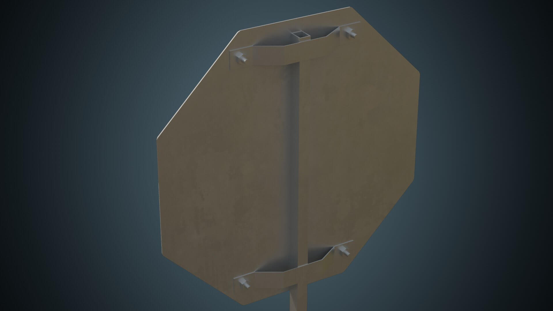 Stop Sign 1A - 3D Model by weeray