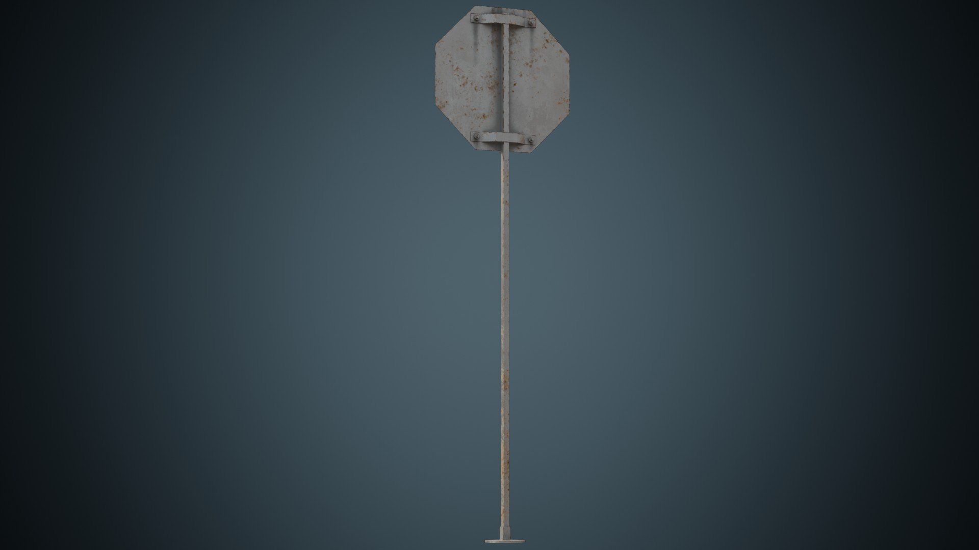 Stop Sign 1B - 3D Model by weeray