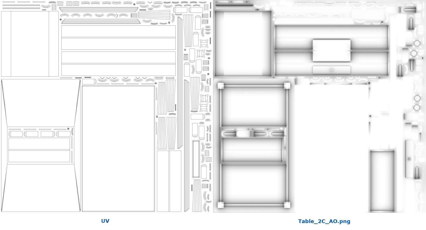 Table 2C - 3D Model by weeray