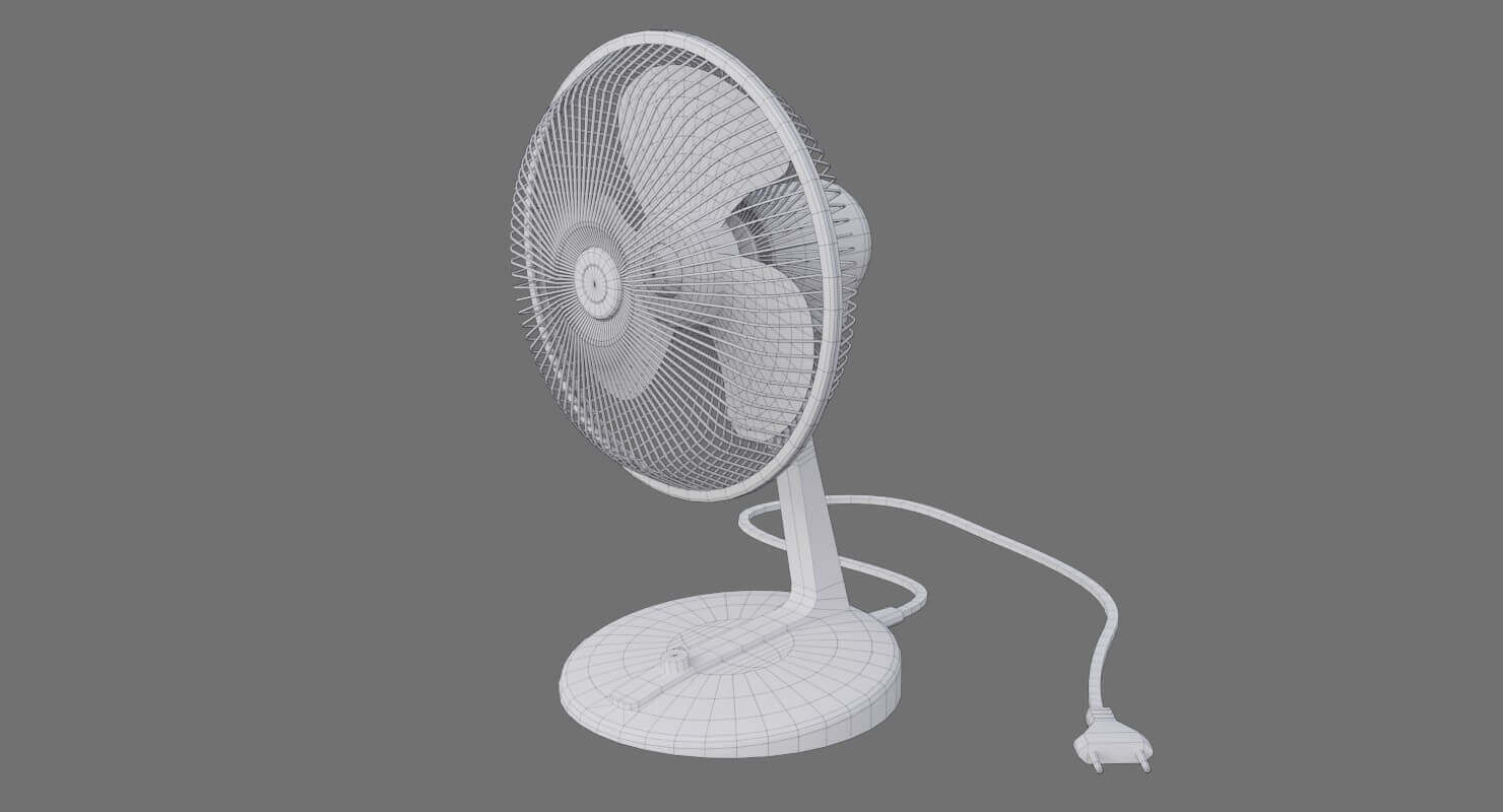 Table Fan - 3D Model by weeray