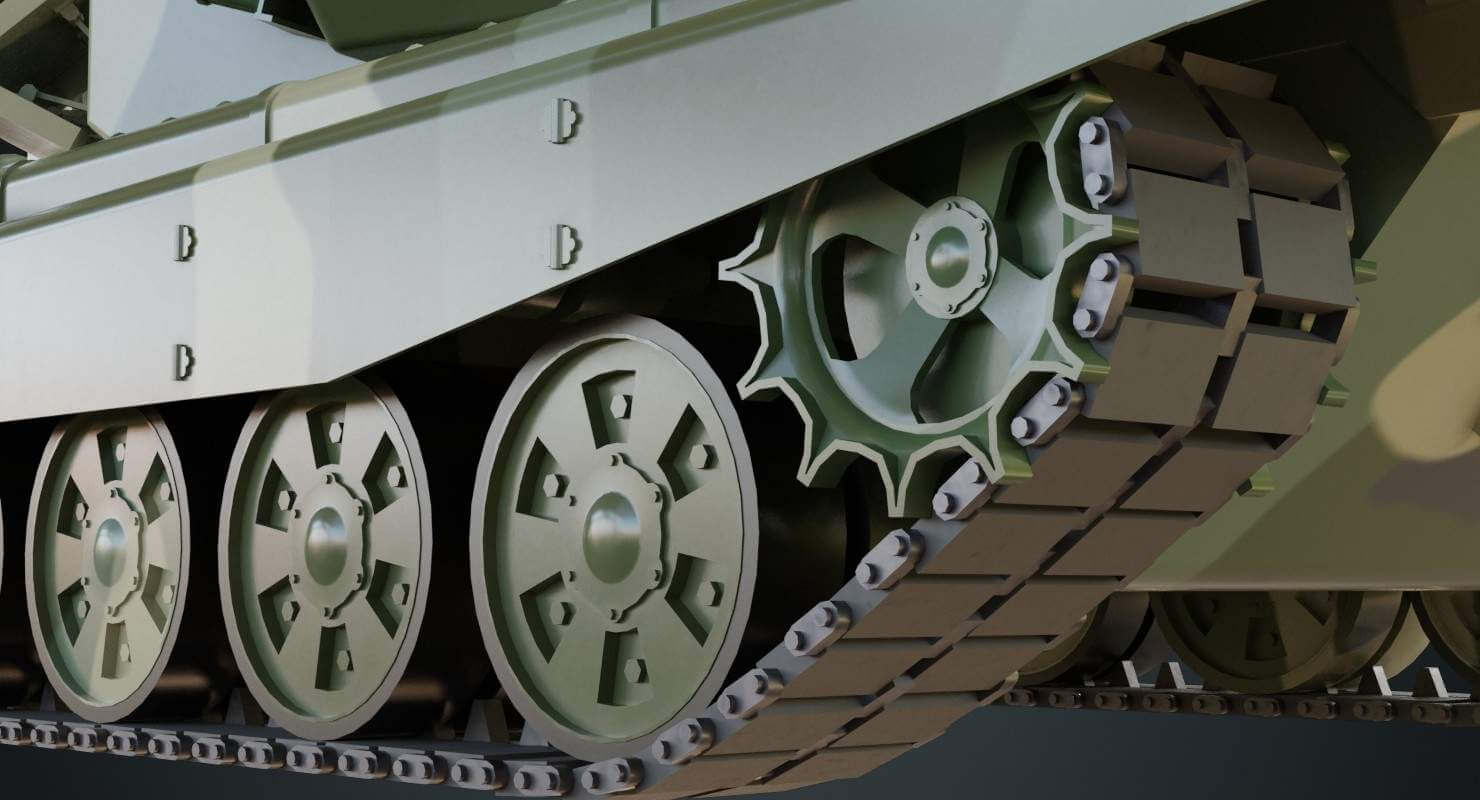 Tank 1A - 3D Model by weeray