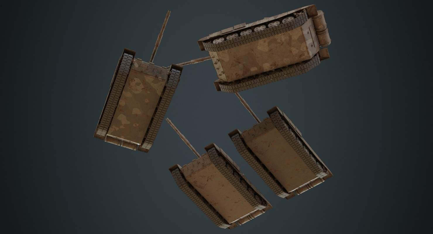 Tank 1C - 3D Model by weeray