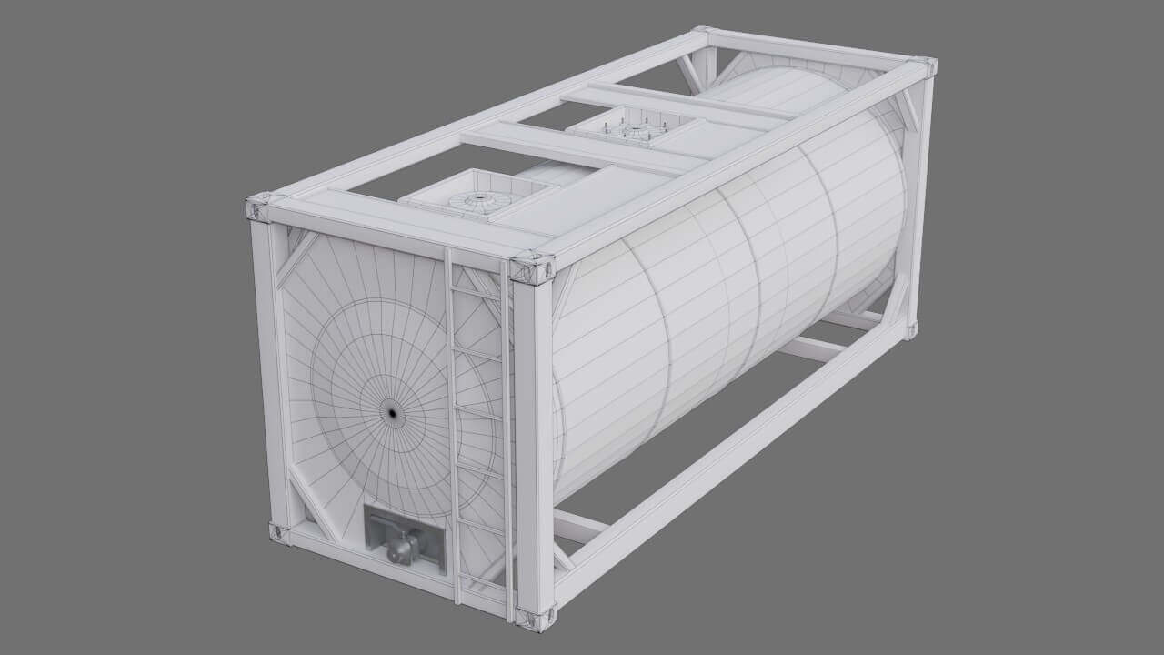 Chemical Tank - 3D Model by weeray