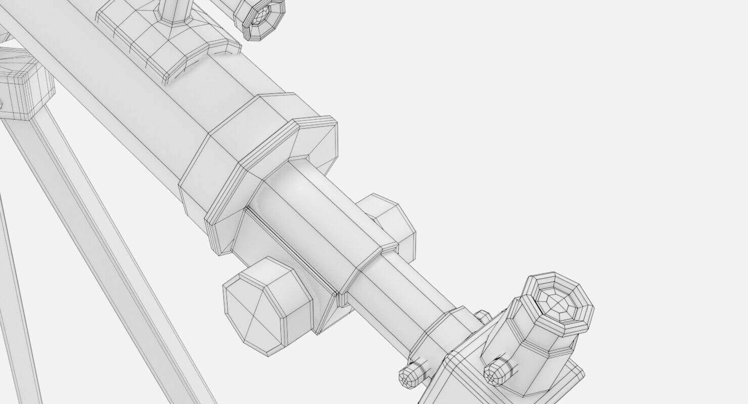 Telescope - 3D Model by weeray